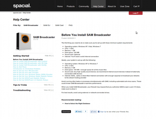 New Spacial Website, New SAM User Interface – Spacial