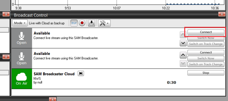 Live Streaming on SAM Cloud with SAM Broadcaster Live-DJ – Spacial