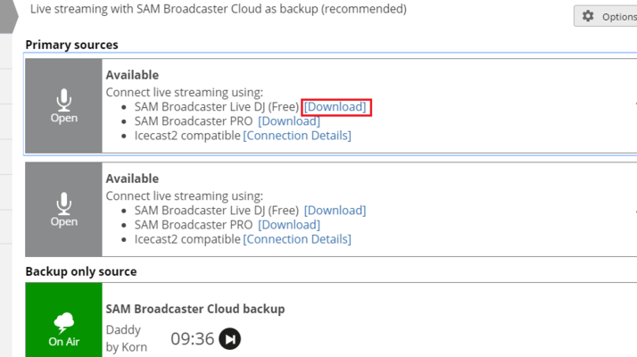 Live Streaming on SAM Cloud with SAM Broadcaster Live-DJ – Spacial
