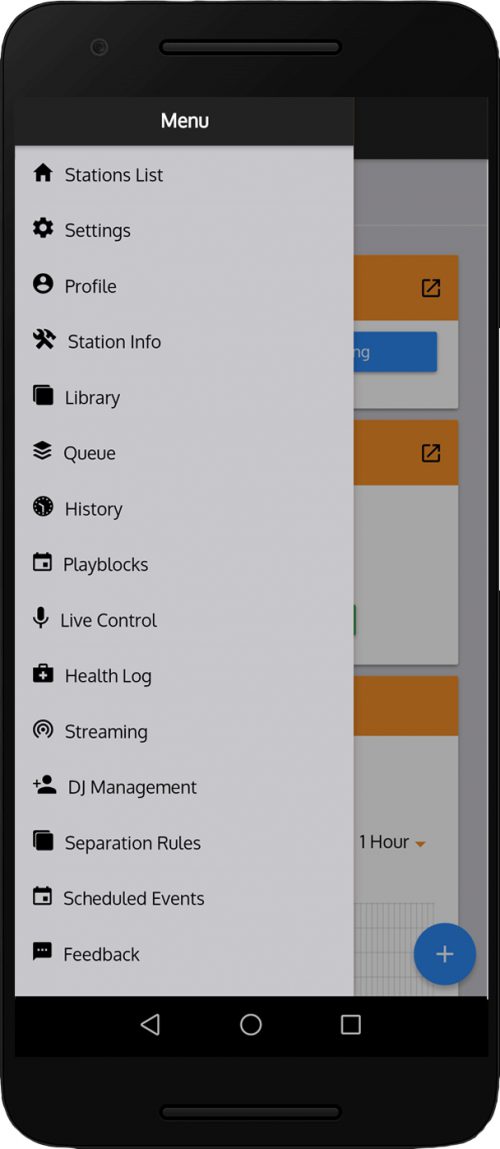 SAM Broadcaster Cloud Mobile App – Spacial